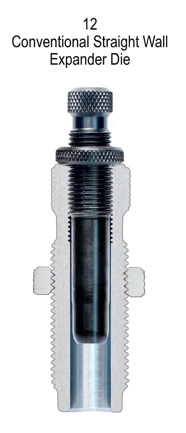 12 – Conventional Straight Wall Expander Die | Redding Reloading Equipment