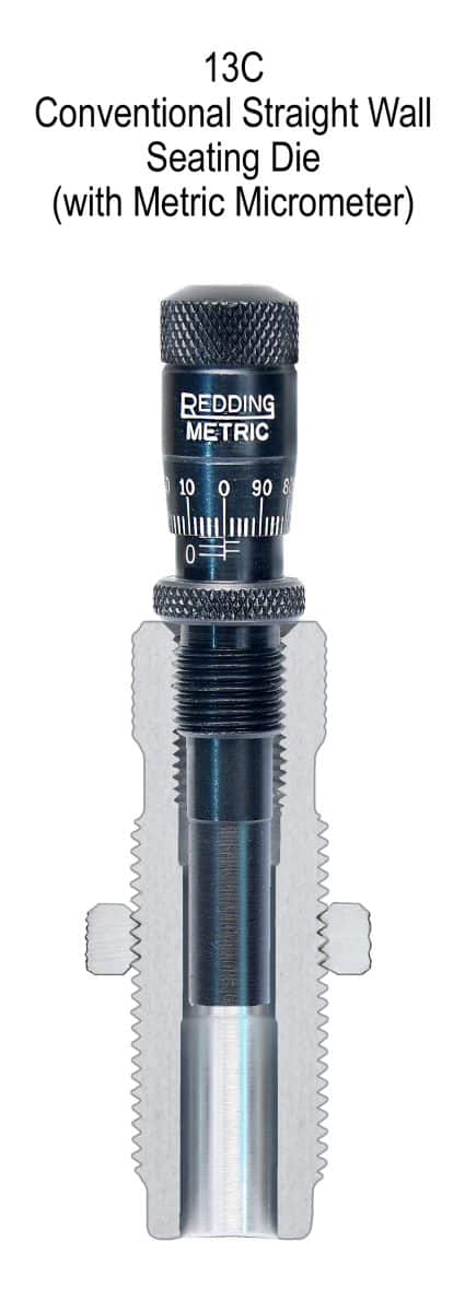 13c – Conventional Straight Wall Seating Die with Metric Micrometer ...