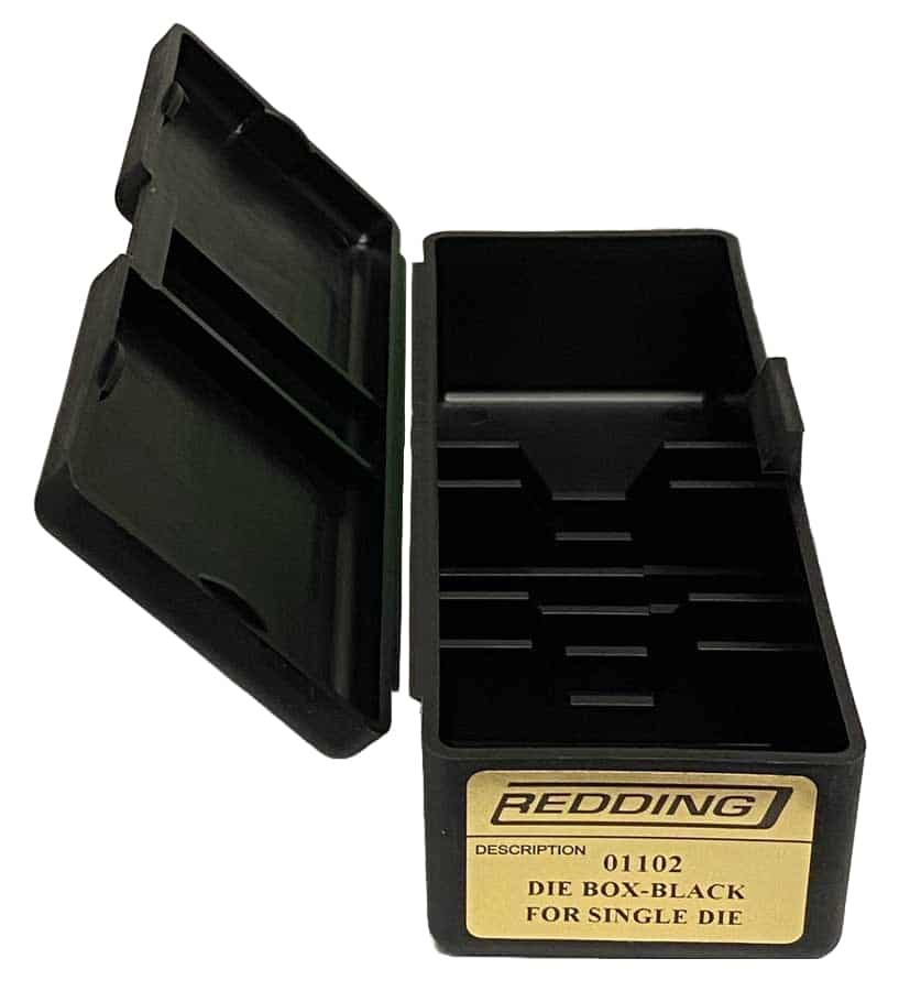 Individual Storage Box – Black | Redding Reloading Equipment